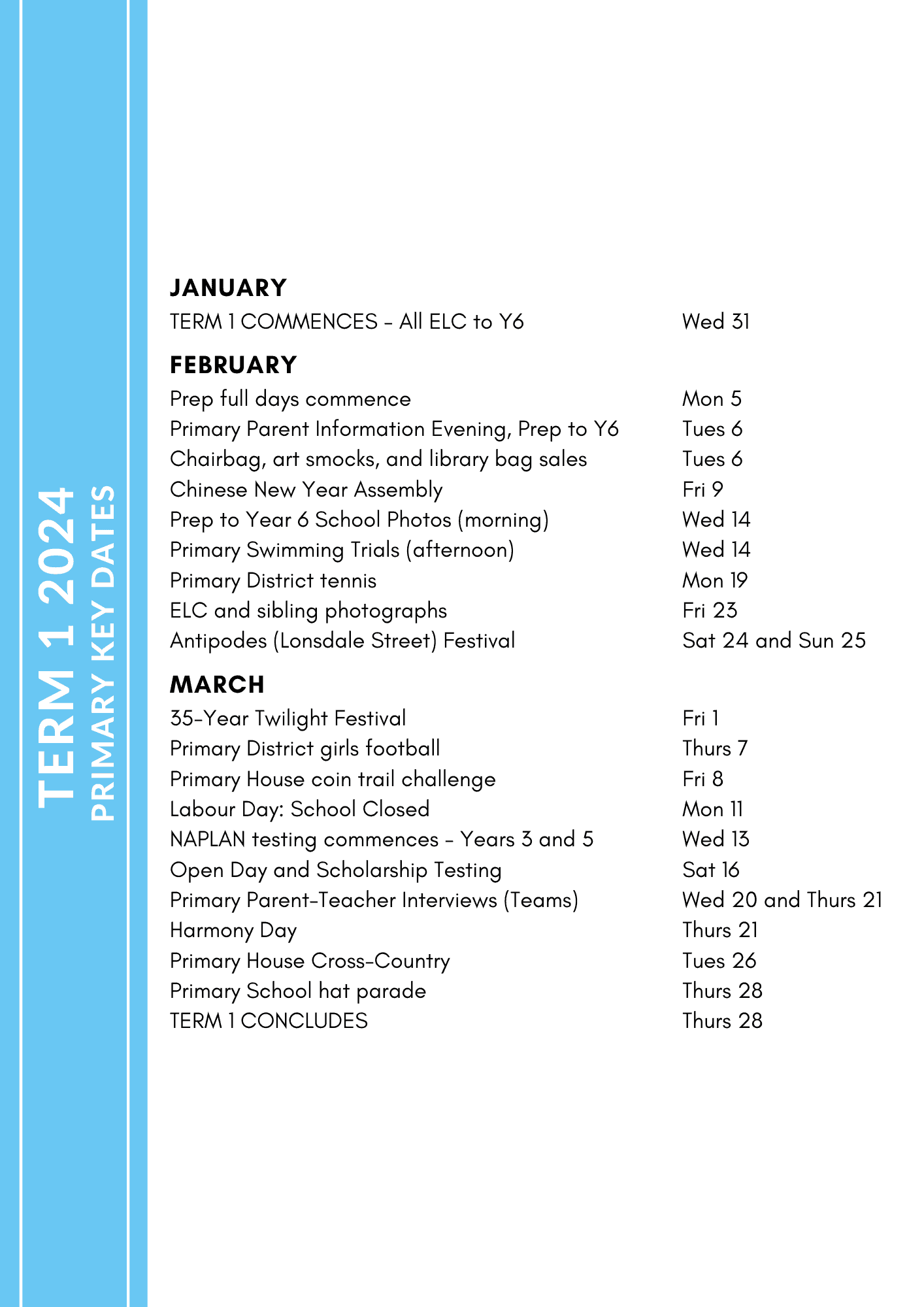 AGS Bulletin 2024, Term 1, Week 5 | Alphington Grammar School